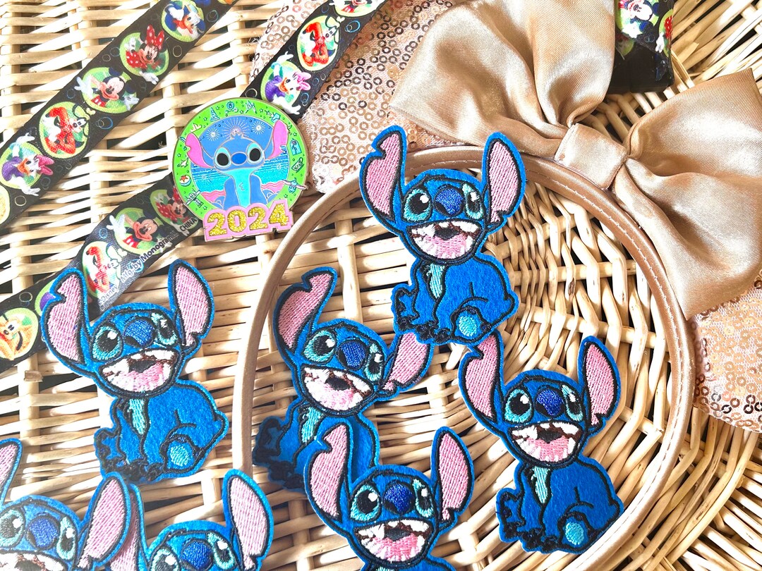 Stitch Iron on Patch Disneys Lilo and Stitch Embroidered Patch - Etsy