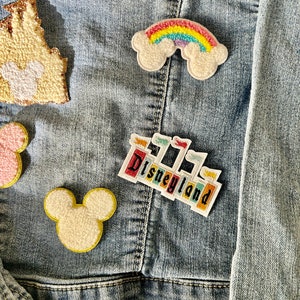 Disneyland Marquee Iron on Patch - Disney Embroidered Patch - Etsy