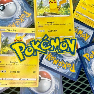 Pokémon Iron on Patch - Pokémon Embroidered Patch - Etsy