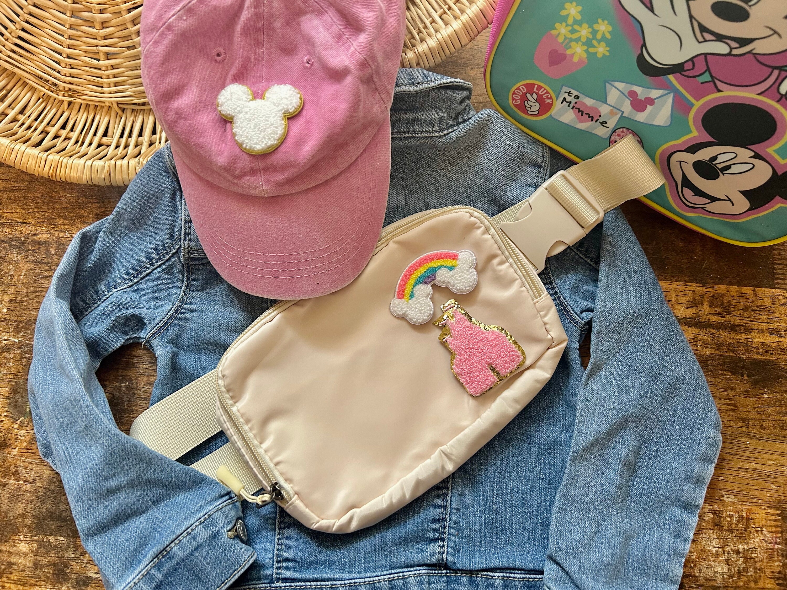 Rainbow Mickey Mouse Patch Chenille Disney Patch Self - Etsy