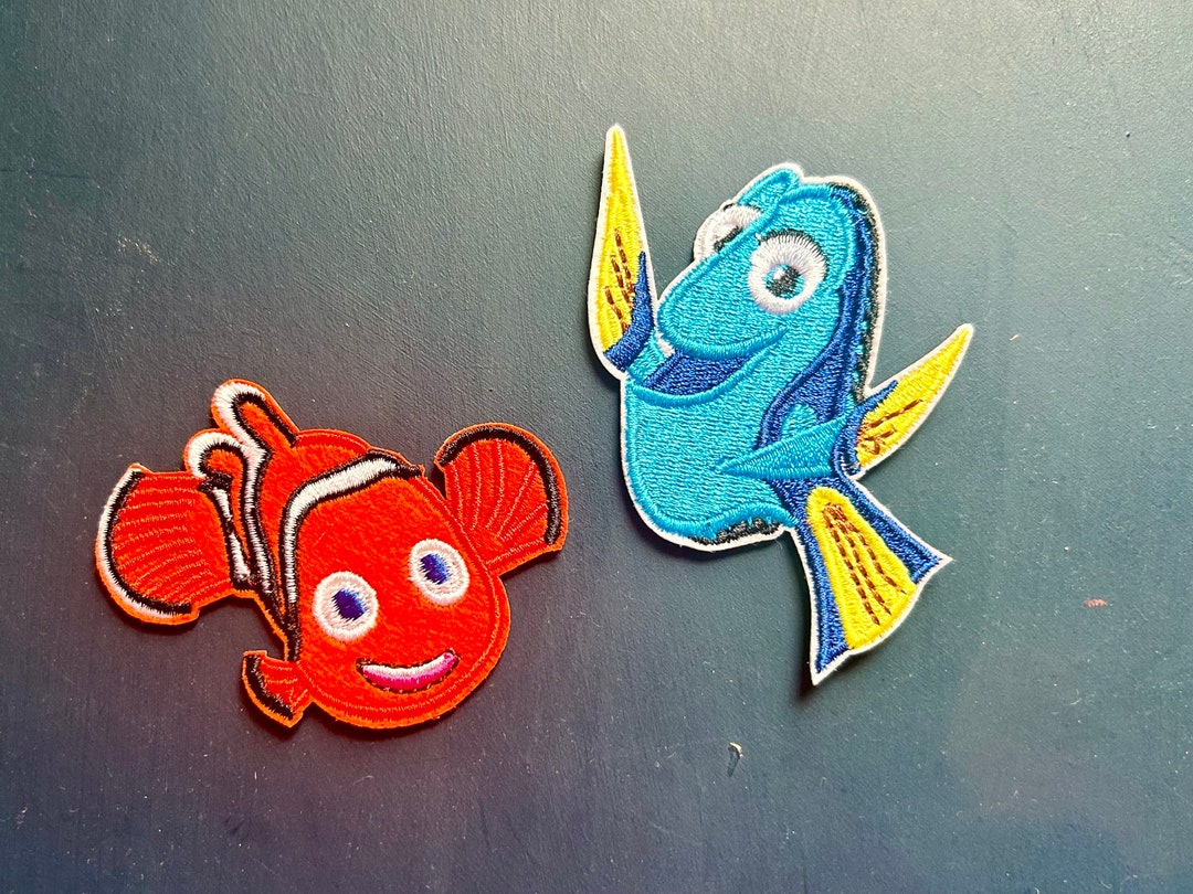 Finding Nemo Patch - Dory Iron on Patch - Nemo Embroidery Patch - Etsy
