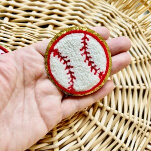 Baseball Chenille Patches - Iron on - Letters and Numbers - Etsy