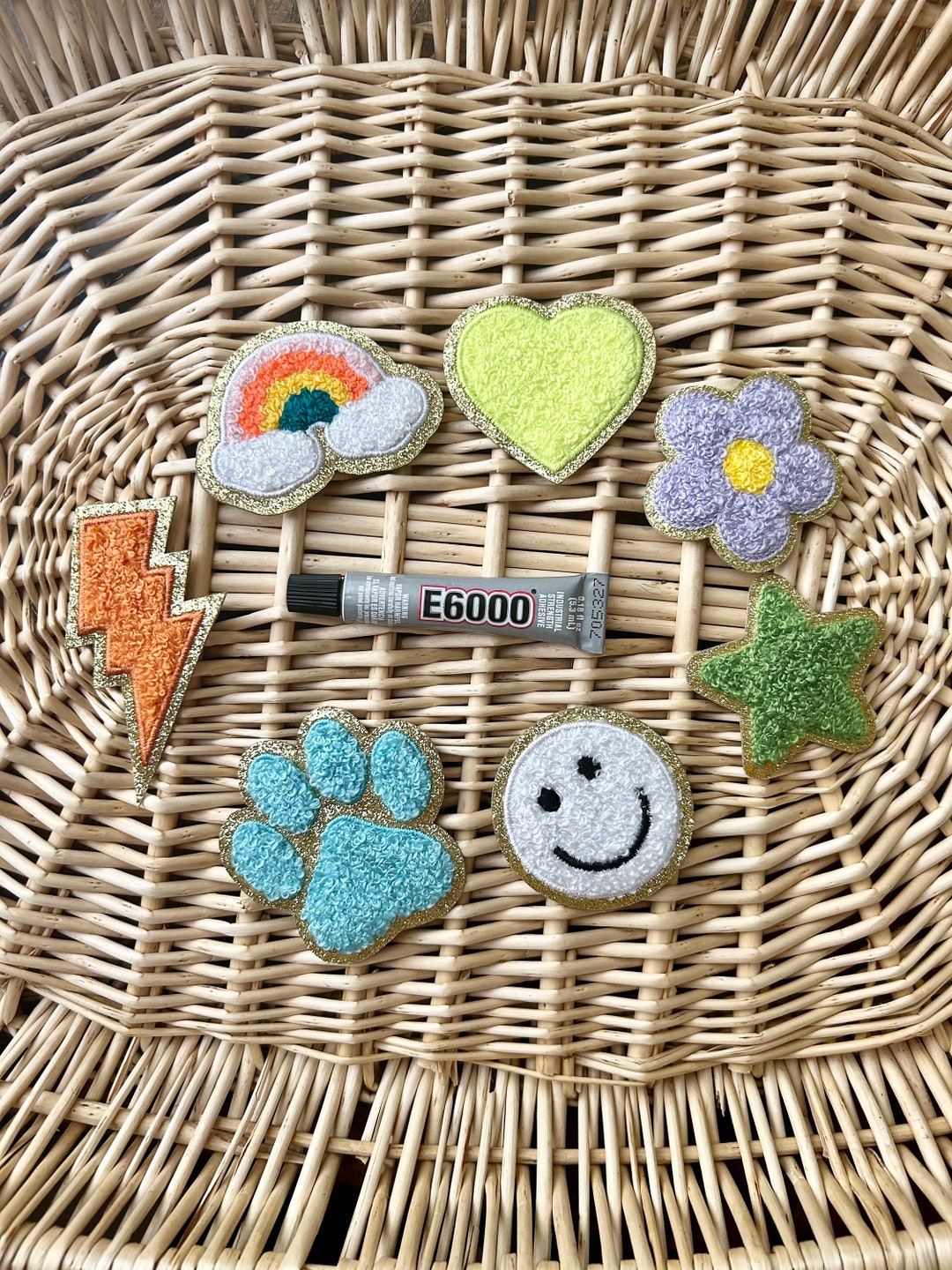 Chenille Patch Kit Chenille Patch Bundle Seven Chenile Patches - Etsy