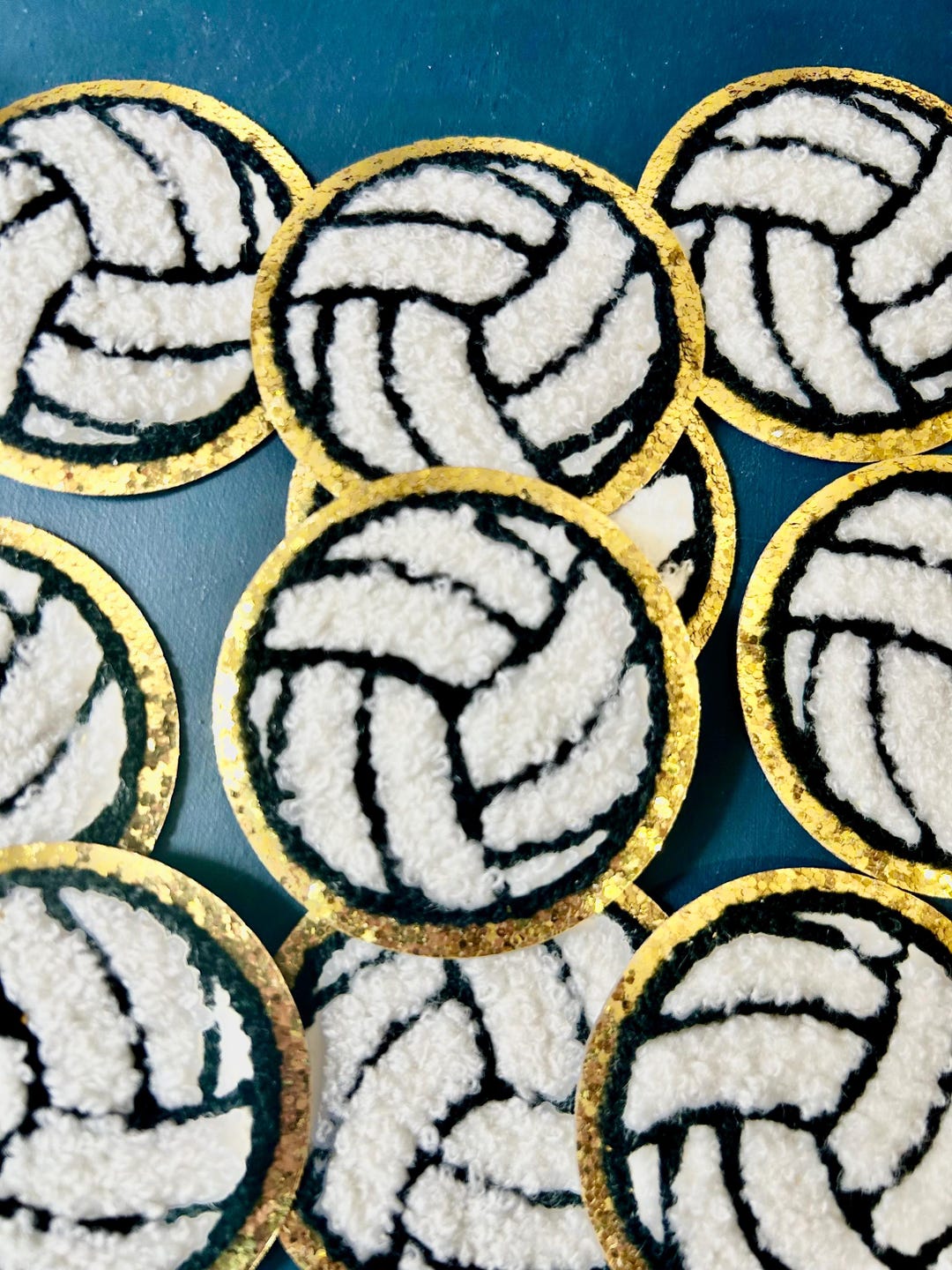 Volleyball Chenille Patch - Iron on Volleyball Patch - Etsy