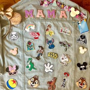 Beauty and the Beast Iron on Patch: Princess Belle, Enchanted Rose, Mrs ...