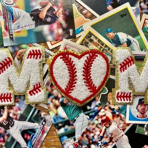 Baseball Chenille Patches - Iron on - Letters and Numbers - Etsy