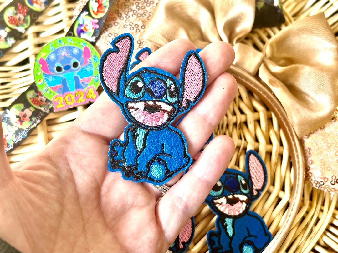 Stitch Iron on Patch Lilo and Stitch Embroidered Patch - Etsy