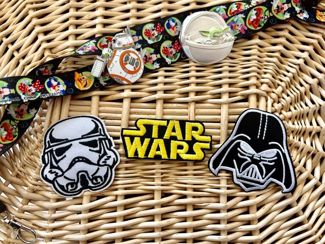 Star Wars Iron on Patch - Darth Vader Embroidered Patch - Storm Trooper ...