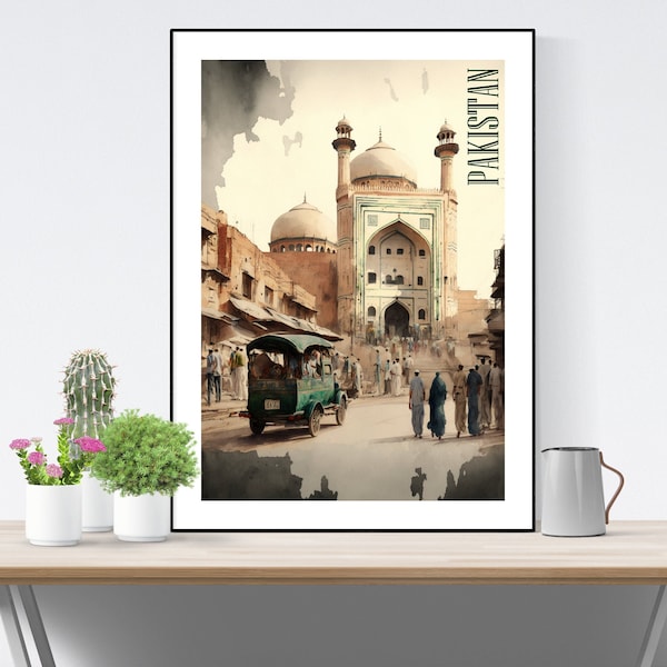 Travel Poster Pakistan - Etsy