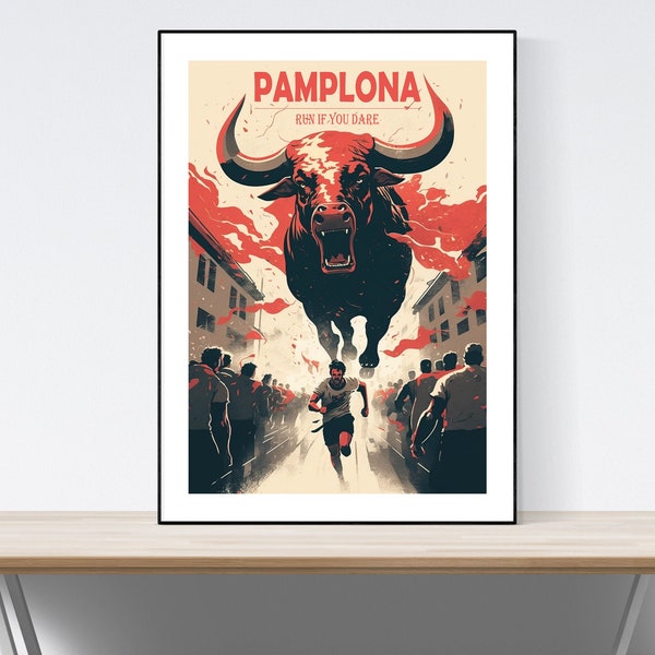 Running of the Bulls - Etsy