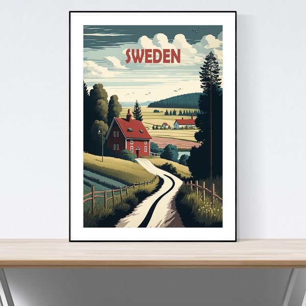 Sweden Poster - Etsy