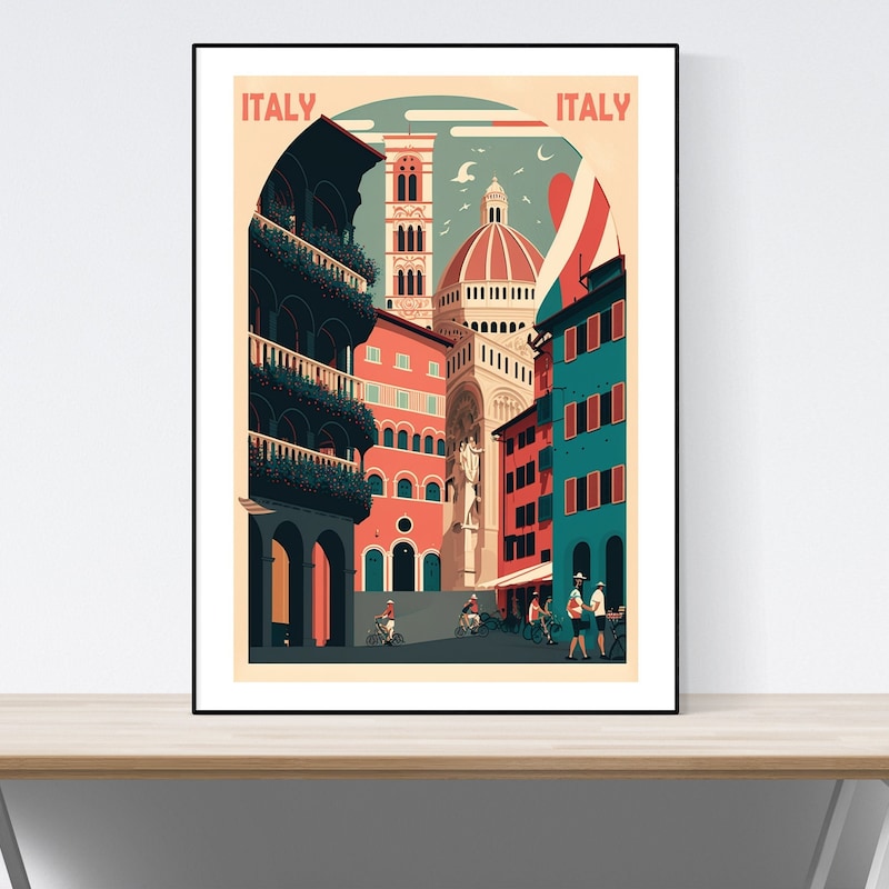 Italy Travel Poster - Etsy