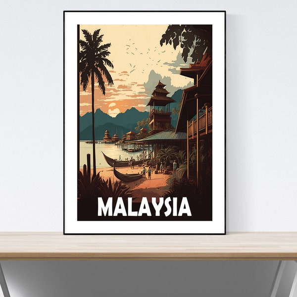 Malaysia Poster - Etsy