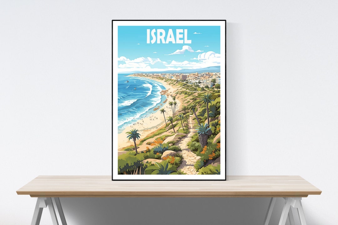 Israel Travel Poster, Israel Travel Print, Middle East Travel Print ...
