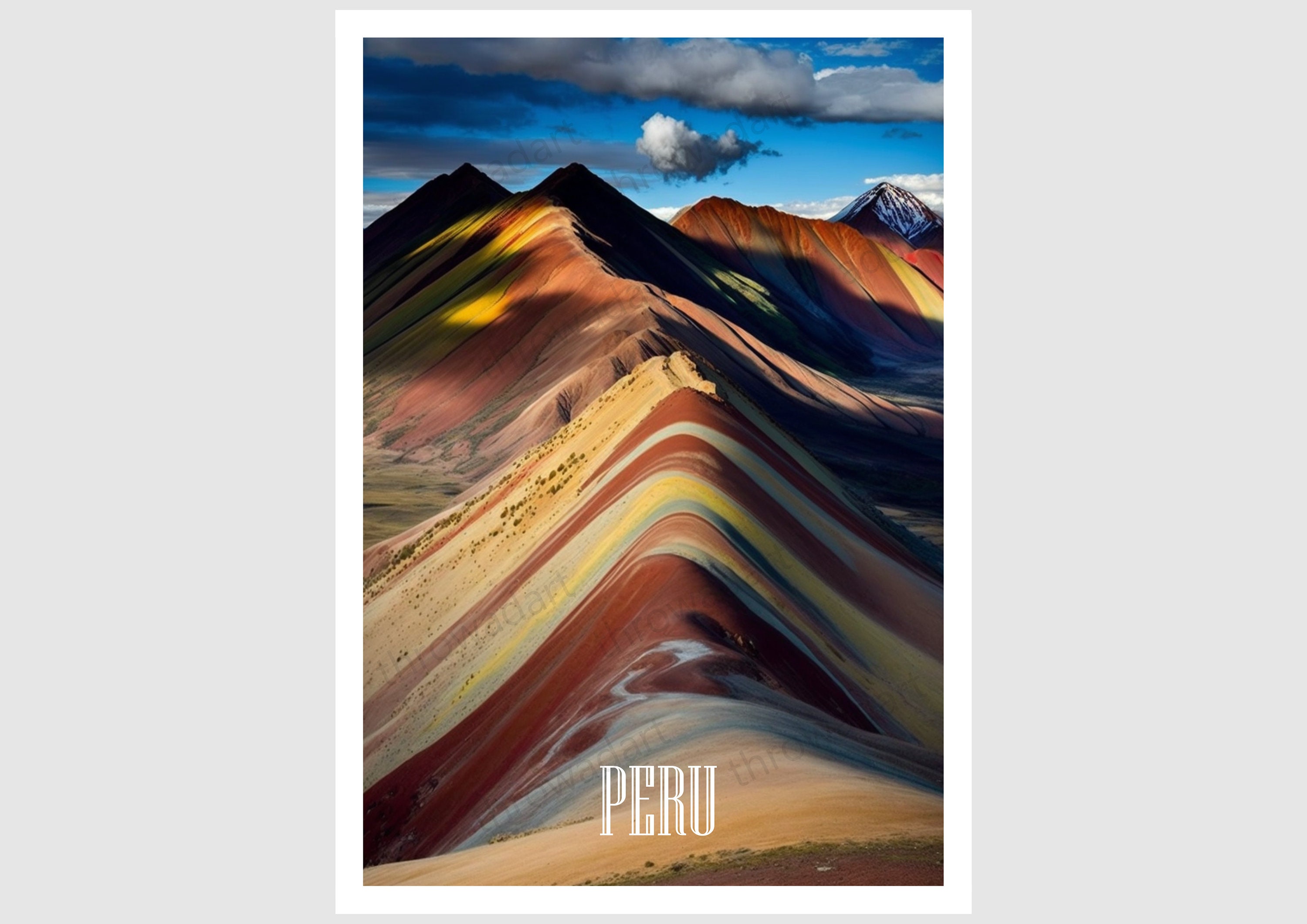 Peru Travel Poster, Peru Art Print, Peru Art Poster, A3/A4/A5, Gift ...