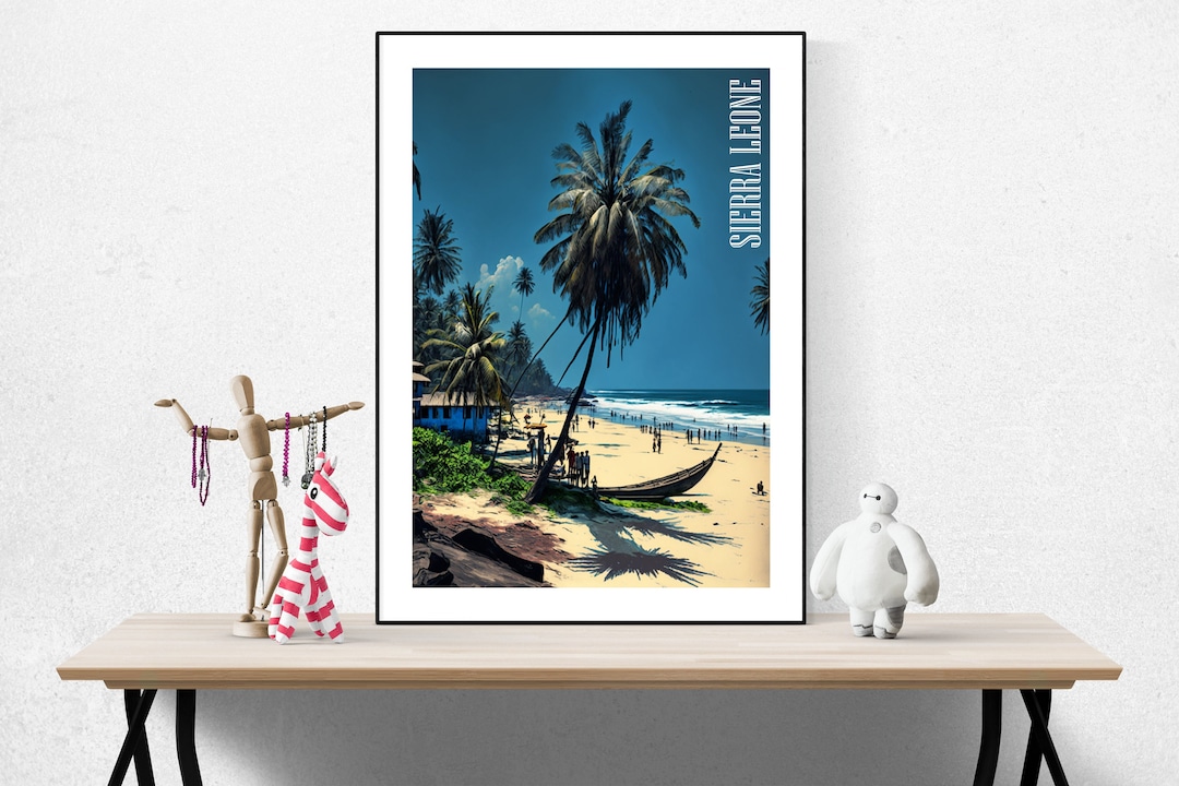 Sierra Leone Travel Poster, Sierra Leone Print, Sierra Leone Wall Art ...