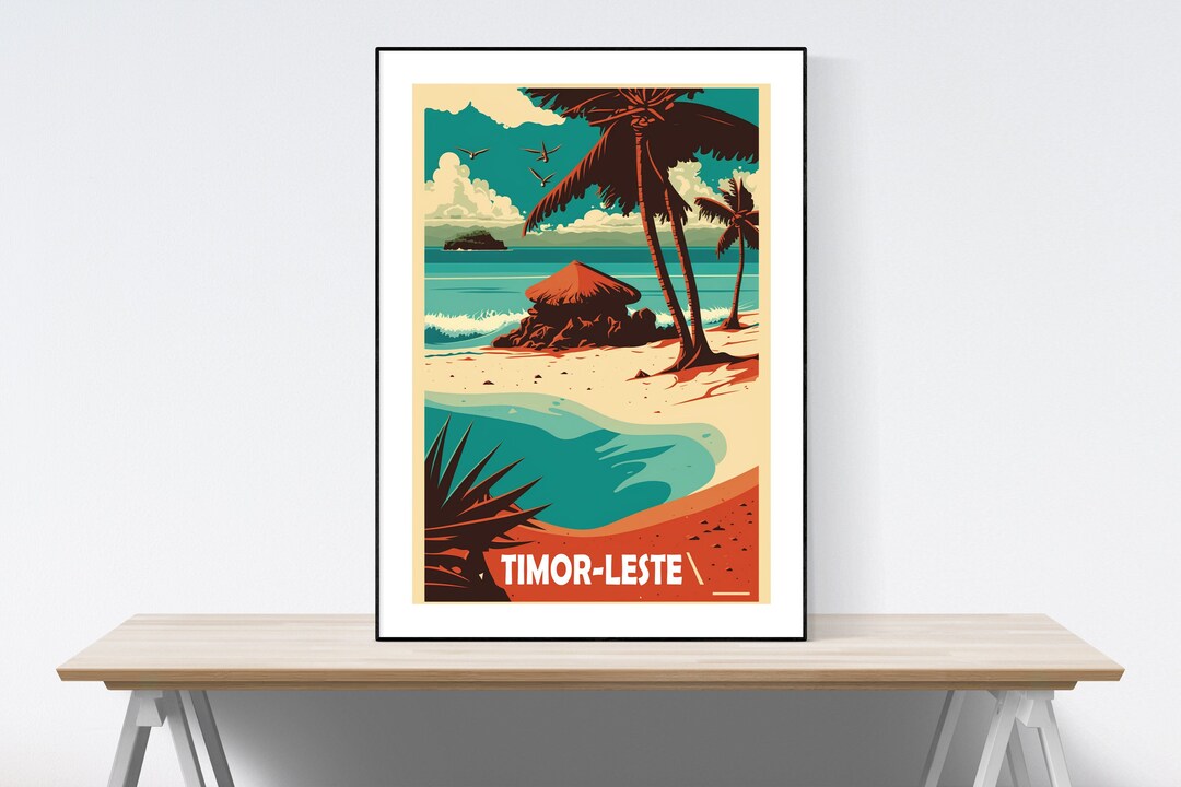 Timor-leste Travel Poster, Timor-leste Art Print, Timor-leste ...