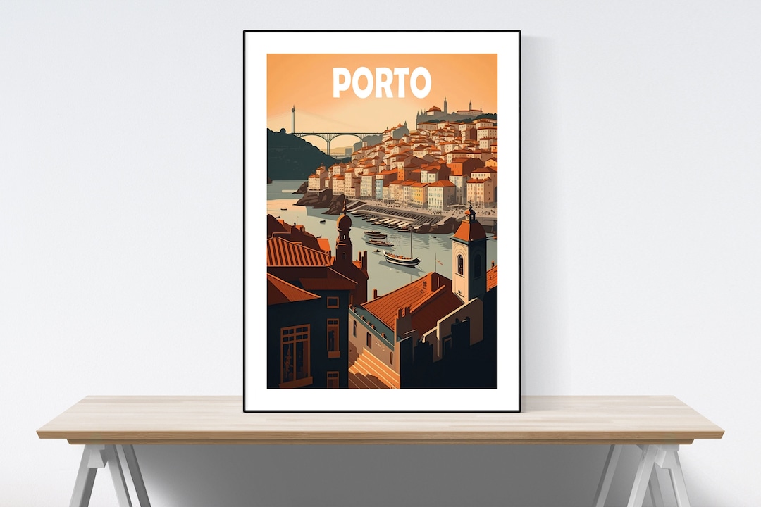 Porto Travel Poster, Porto Illustration, Porto Print, Gift, Porto ...
