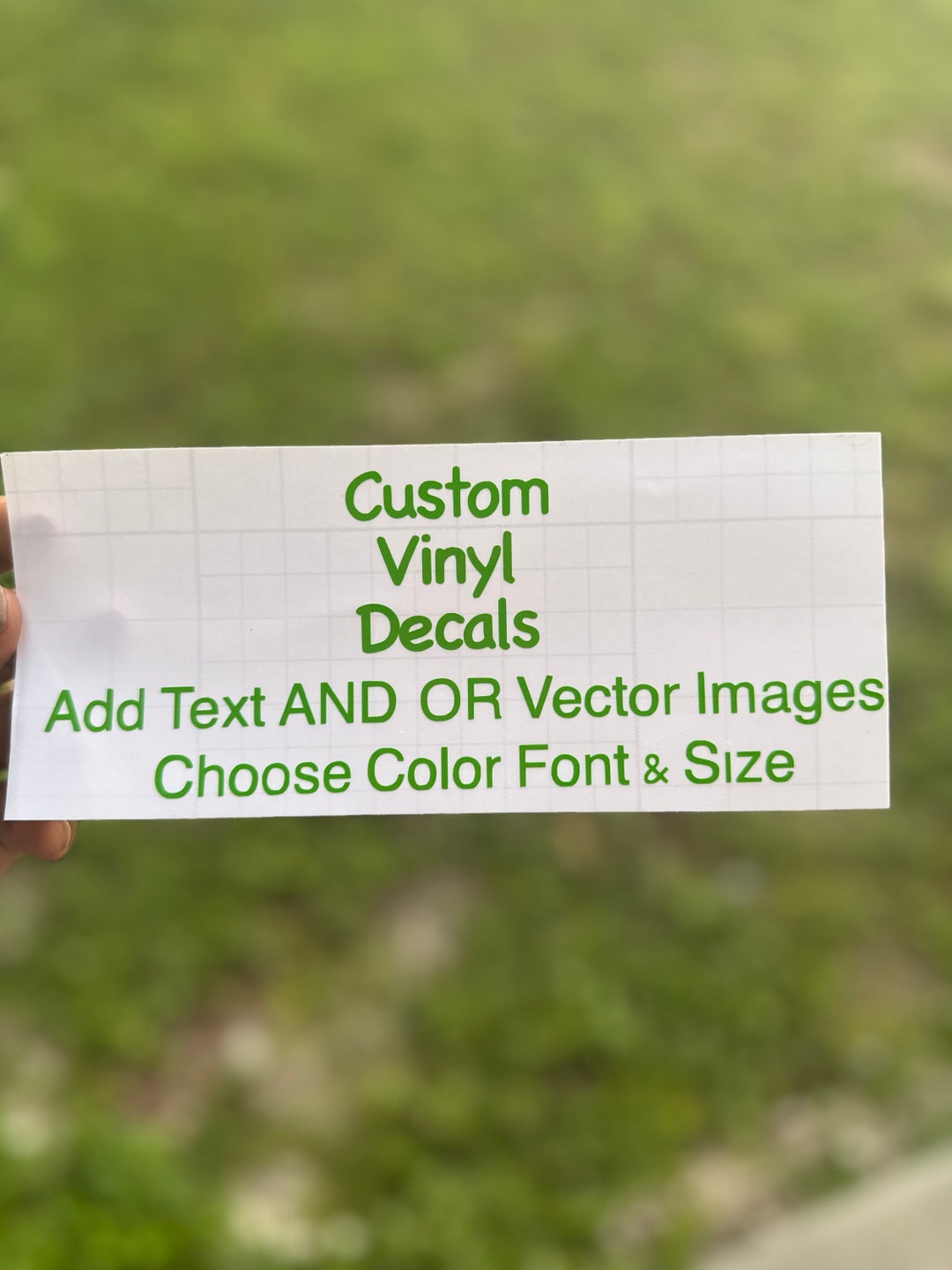 Custom Vinyl Decals - Etsy