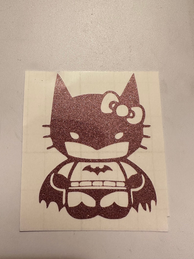 Bat Hello Kitty Vinyl Decal - Etsy