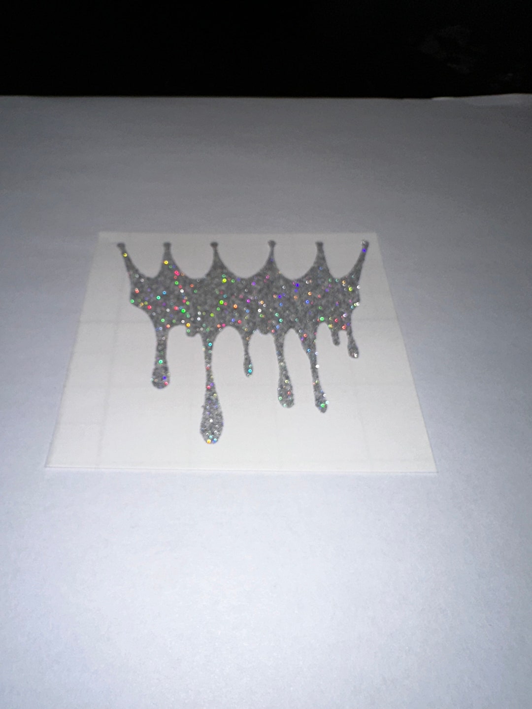 Drip Crown Vinyl Decal - Etsy