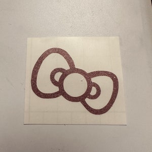 Hello Kitty’s Bow Vinyl Decal - Etsy