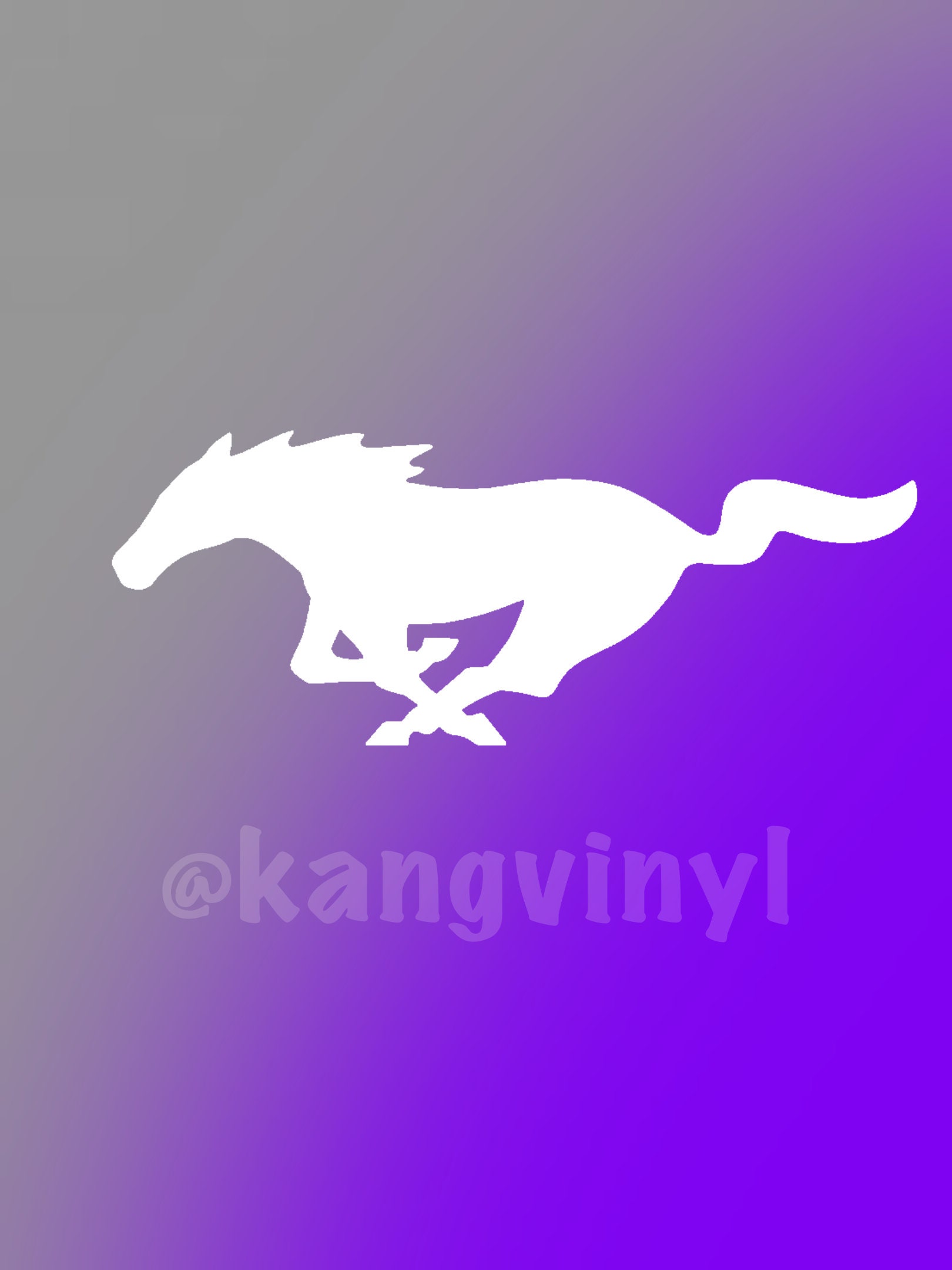 Mustang Vinyl Decal - Etsy