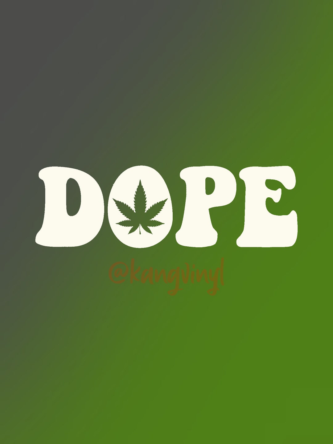 DOPE Vinyl Decal - Etsy