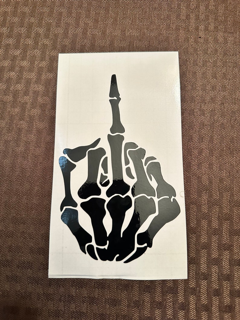 The Finger Vinyl Decal - Etsy