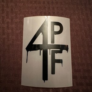 4PF Vinyl Decal - Etsy