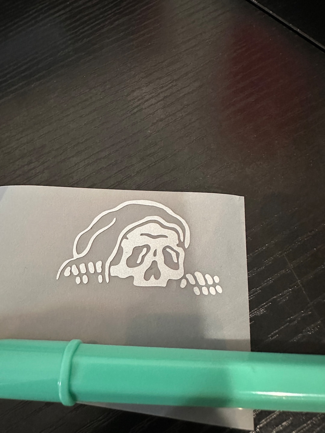 Creepy Scary Guy Vinyl Decal | Halloween Decoration | Easy to Apply ...