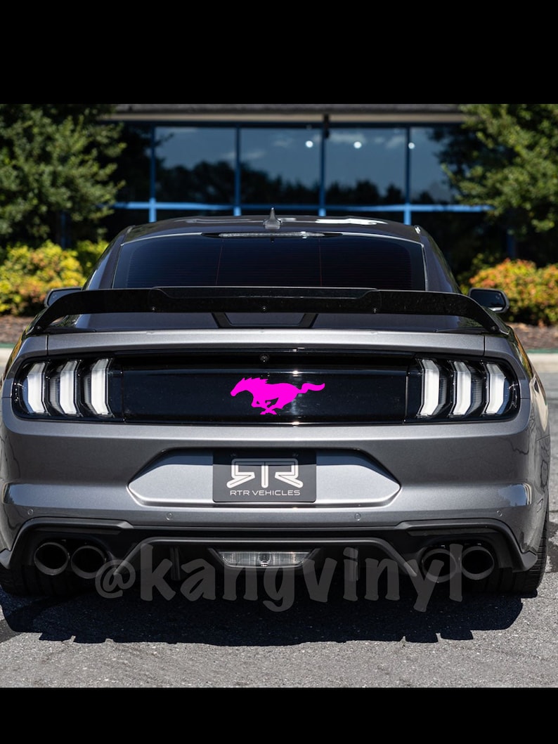 Mustang Vinyl Decal - Etsy