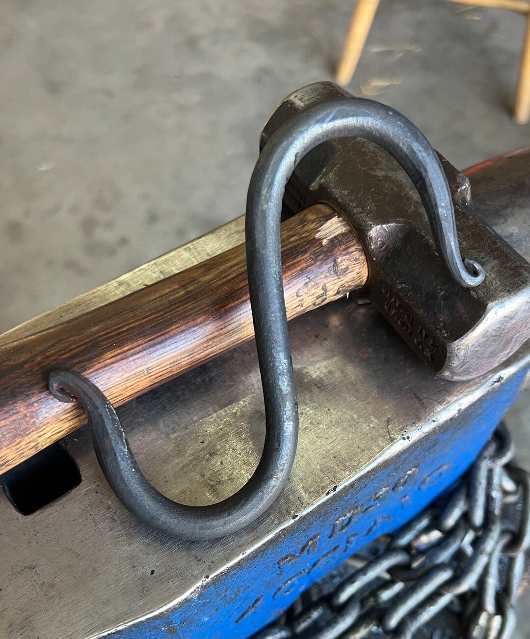 Hand Forged S Hook -- 4 Inch Heavy Duty S Hook - Etsy