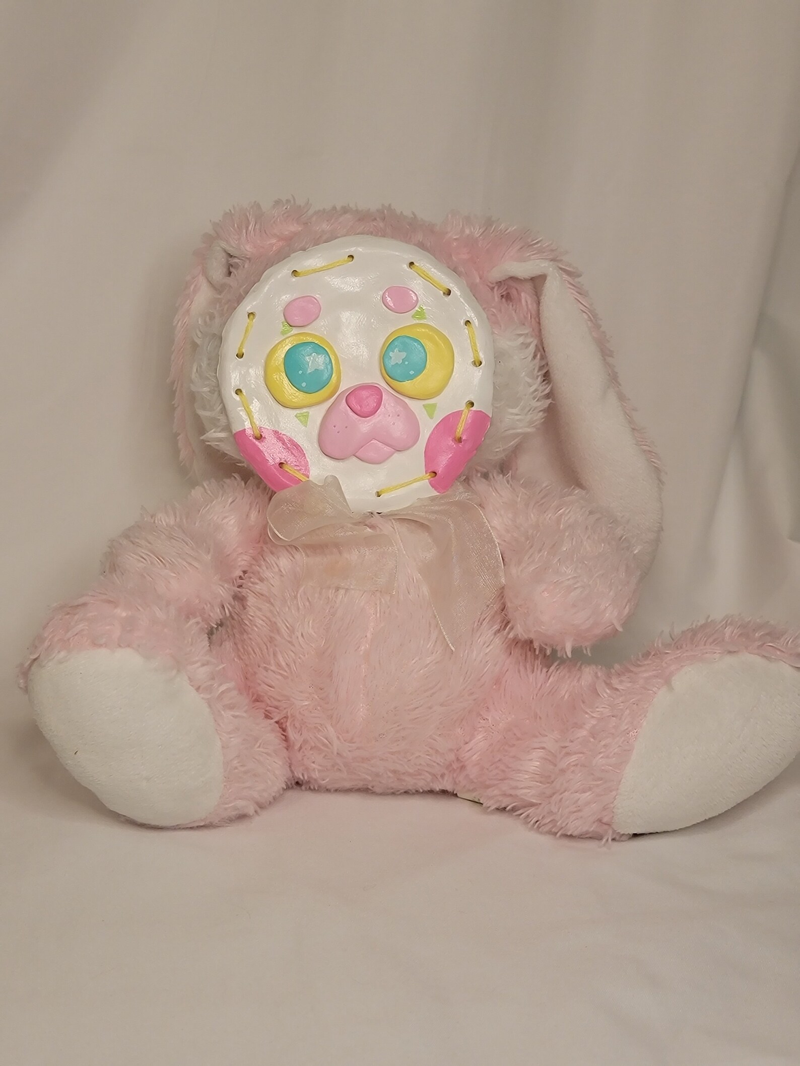Prince Hannah the Rabbit OOAK Clay Face Plush - Etsy