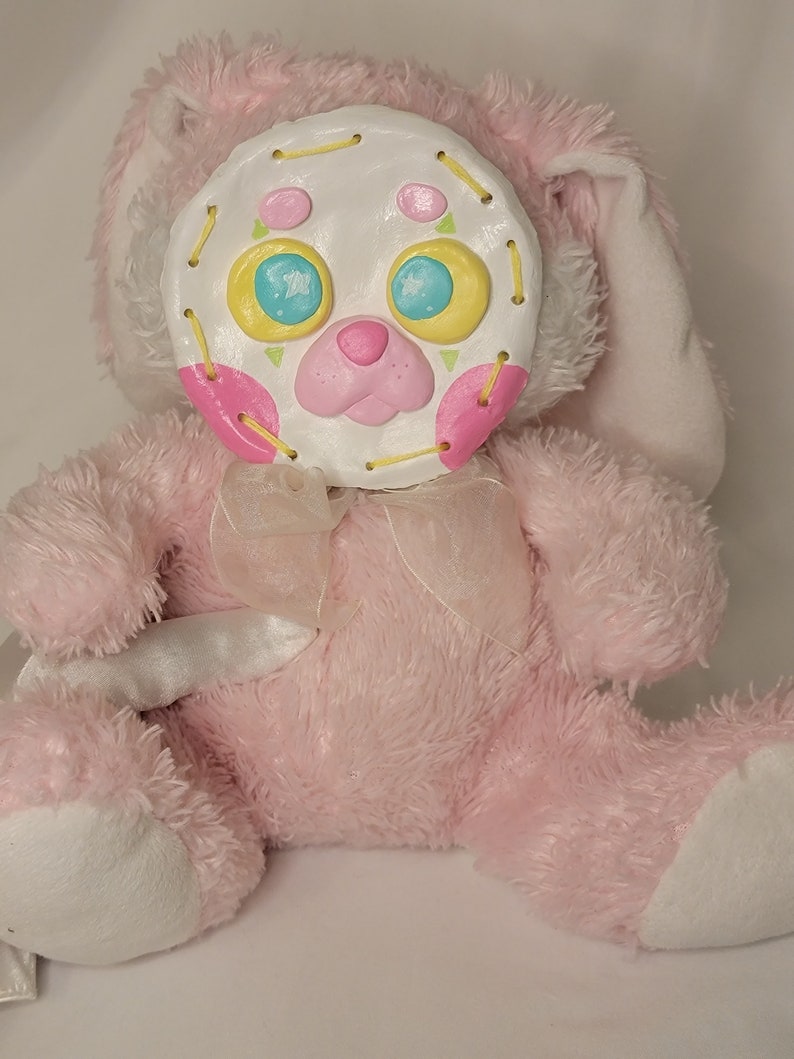 Prince Hannah the Rabbit OOAK Clay Face Plush - Etsy