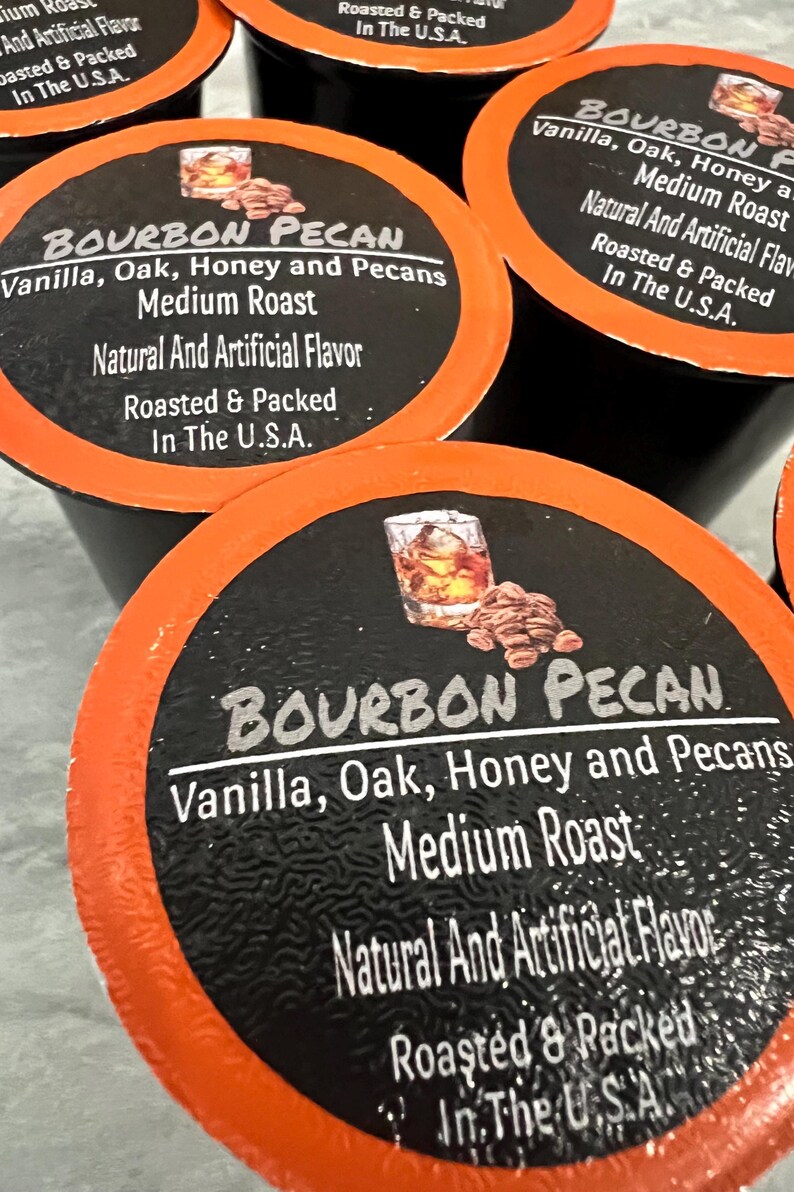 Bourbon Pecan Flavored Coffee K-cup 25 Count Bulk - Etsy