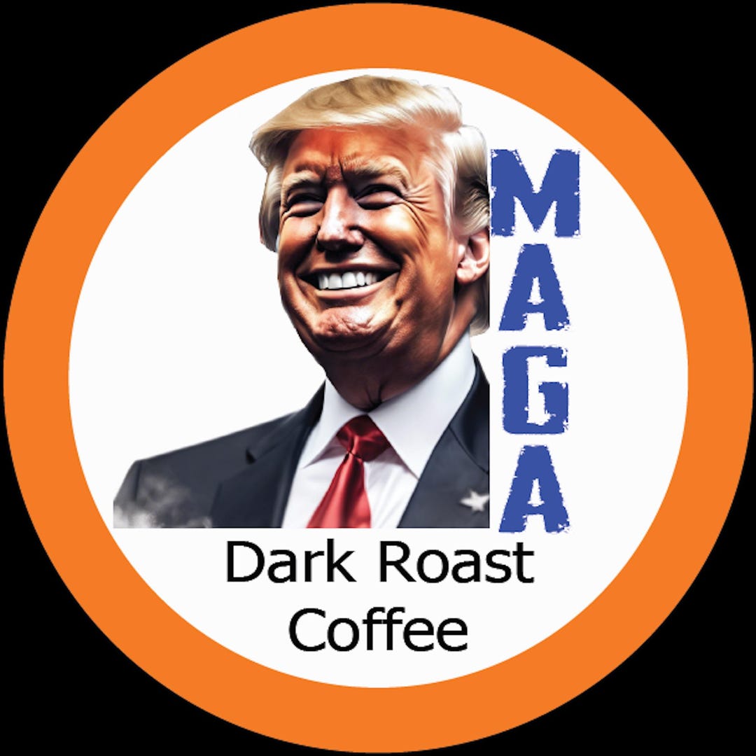 MAGA Dark Roast Coffee – Mold & Yeast-free K-cups (25 Count) Bulk - Etsy