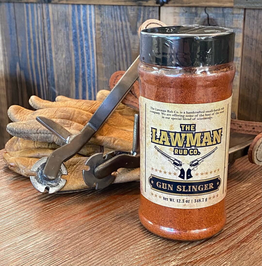 The Lawman Rub Co gun Slinger All Purpose Seasoning - Etsy