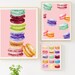 Macarons Digital Print Set of 4 - Etsy