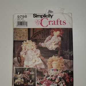 Simplicity Crafts 5276 Clothes for 18" Doll Pattern Set Unused - Etsy