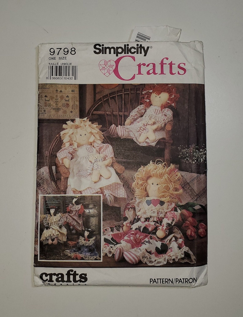 Simplicity Crafts 5276 Clothes for 18" Doll Pattern Set Unused - Etsy