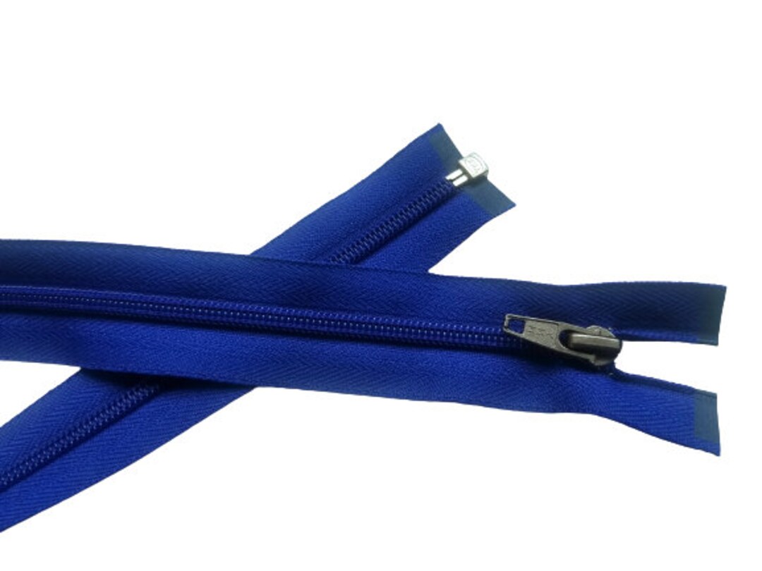 Pack of 3 YKK Royal Blue 23 Nylon Coil Separating Jacket Zippers, 4.5 ...
