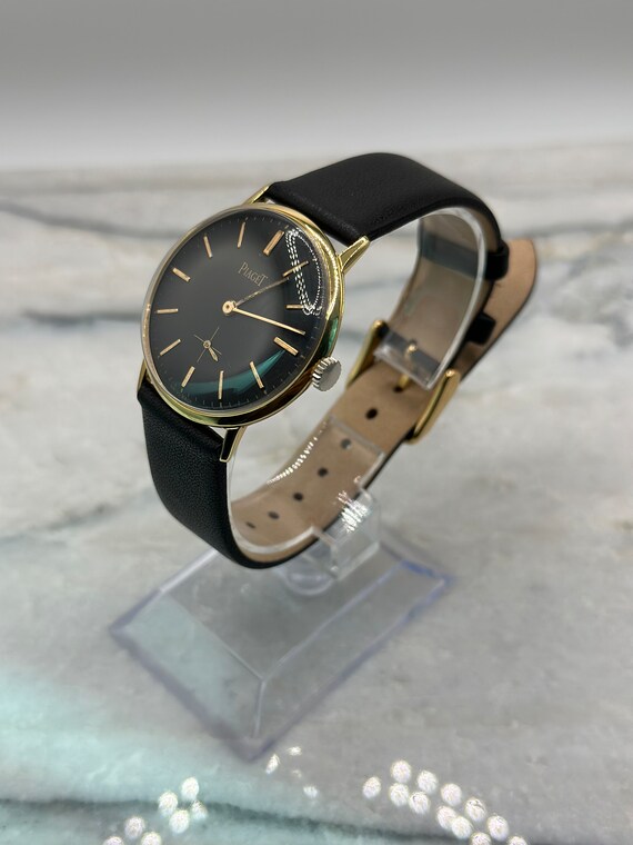 vintage piaget black dial - Gem