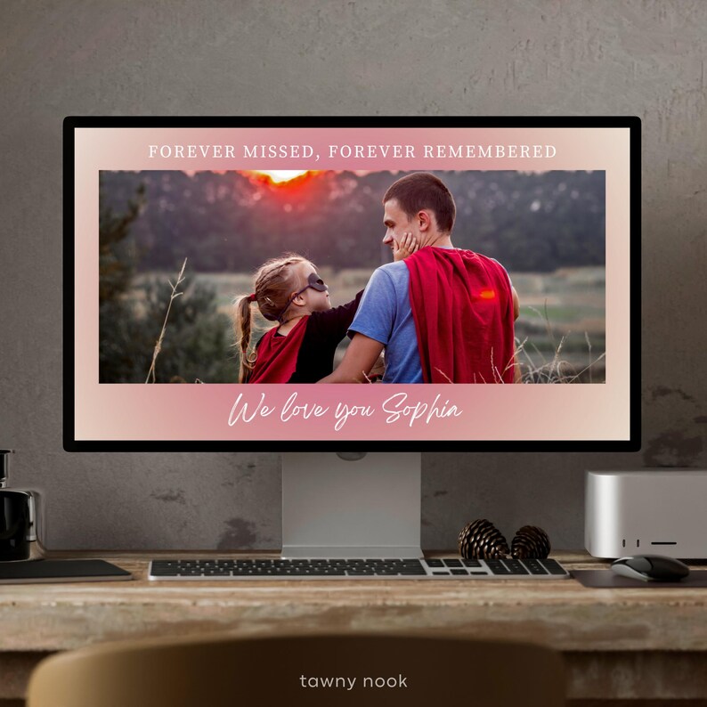 Funeral Tribute Editable Template Slideshow, Celebrating Life Video ...