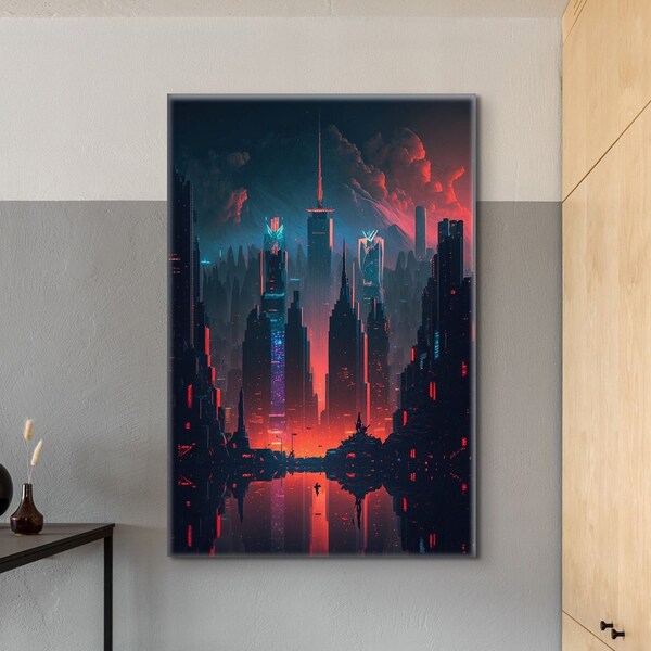 Synthwave Office - Etsy