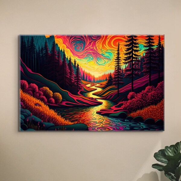 Trippy Painting - Etsy
