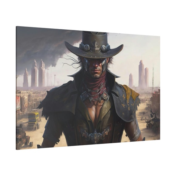 Futuristic Cowboy Art