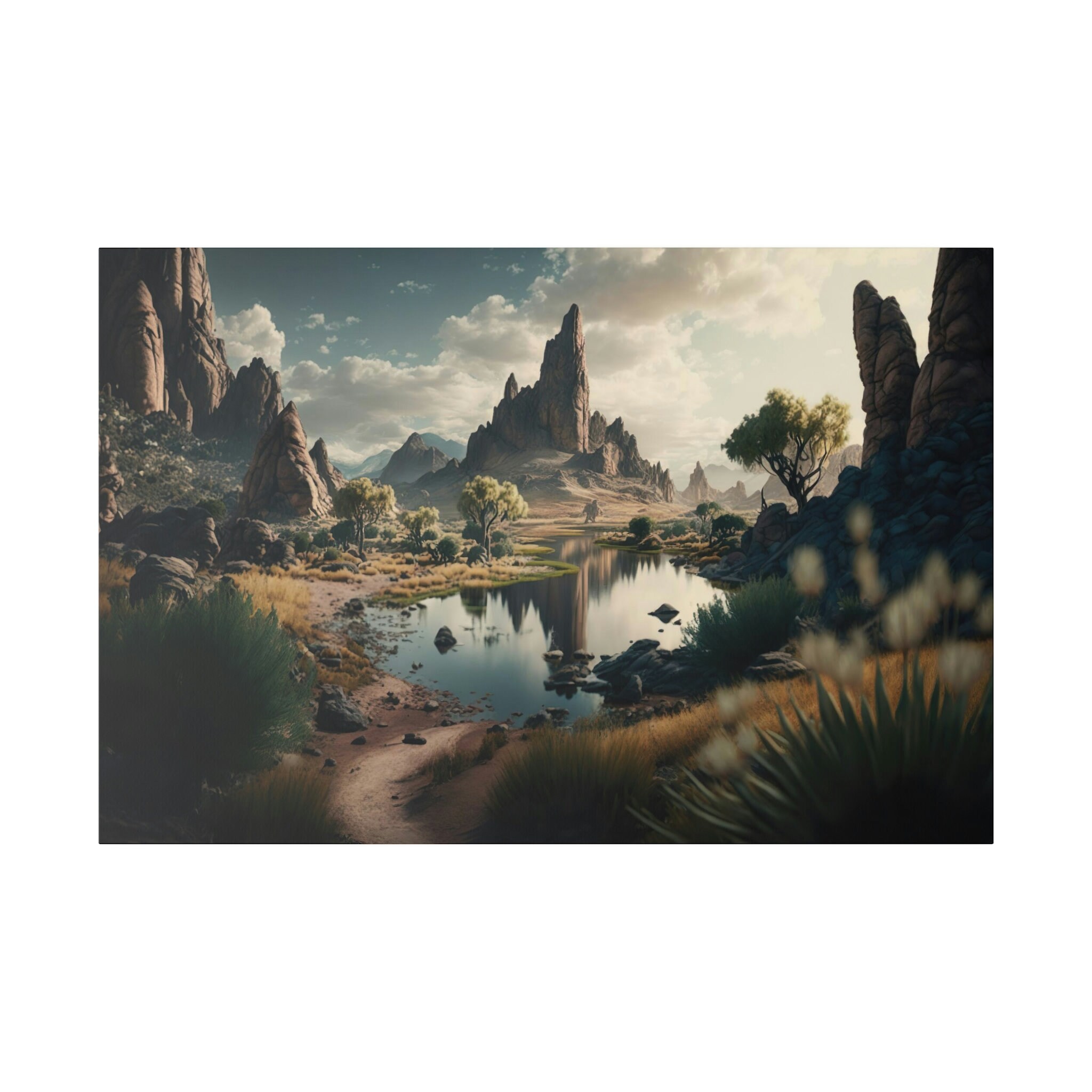 Southwestern Midwest Desert Landscape Hiking Offroad Cactus - Etsy