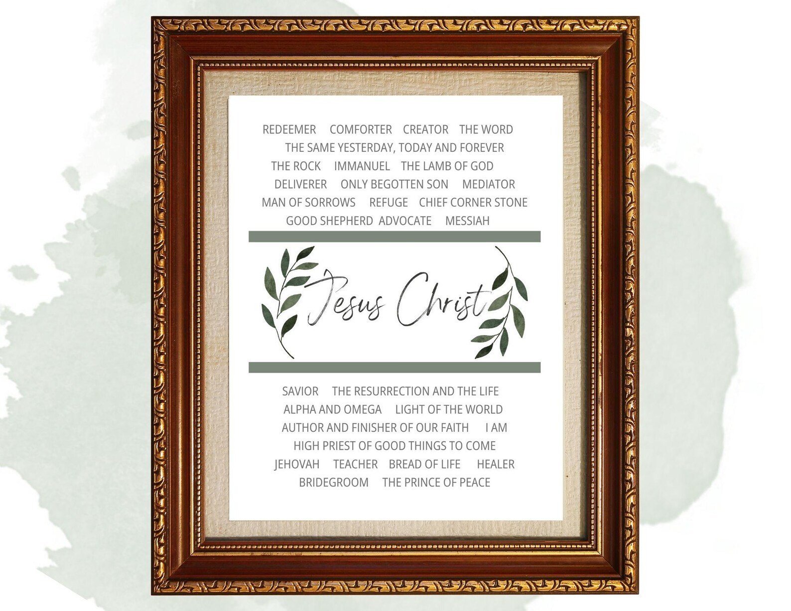 Names of Christ Display Card - Easter Card Display - Easter Display ...