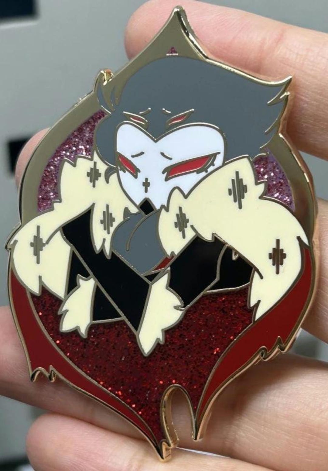 Heart Broken Stolas Pin - Etsy